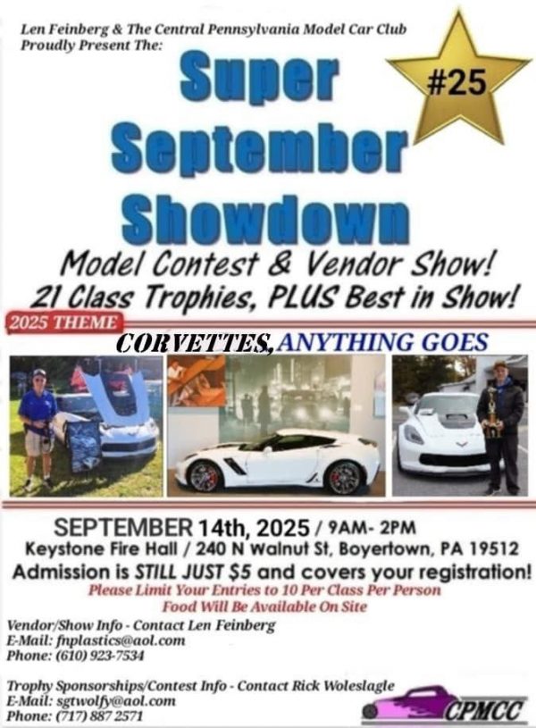 Super September Showdown Model Contest & Vendor Show – ScaleWorld.org