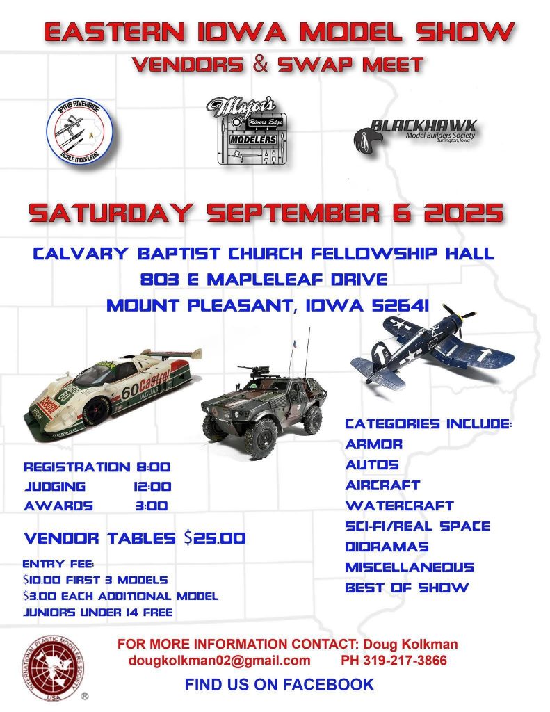 Eastern Iowa Model Show Vendor & Swap Meet – ScaleWorld.org